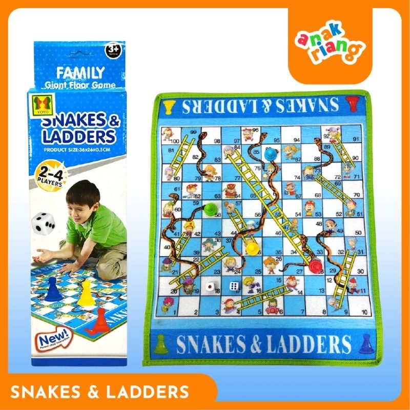 Jumbo Snakes and Ladders – Fun for Families & Friends! | Shopee Philippines