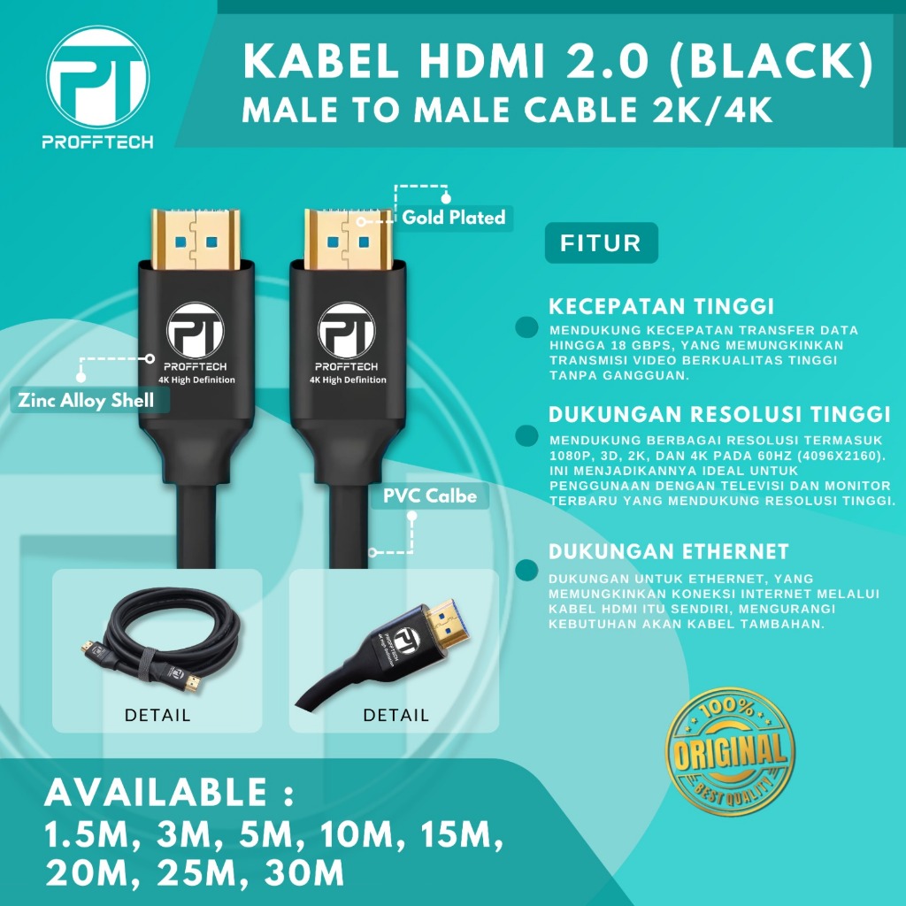 25m high speed HDTV Cable With Ethernet + Amplifier Ic Support 4K 2K ...