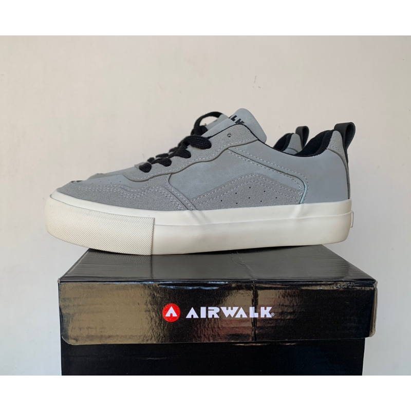 Original AIRWALK BARIA GRAY WHITE OFFICIAL PT MAP | Shopee Philippines