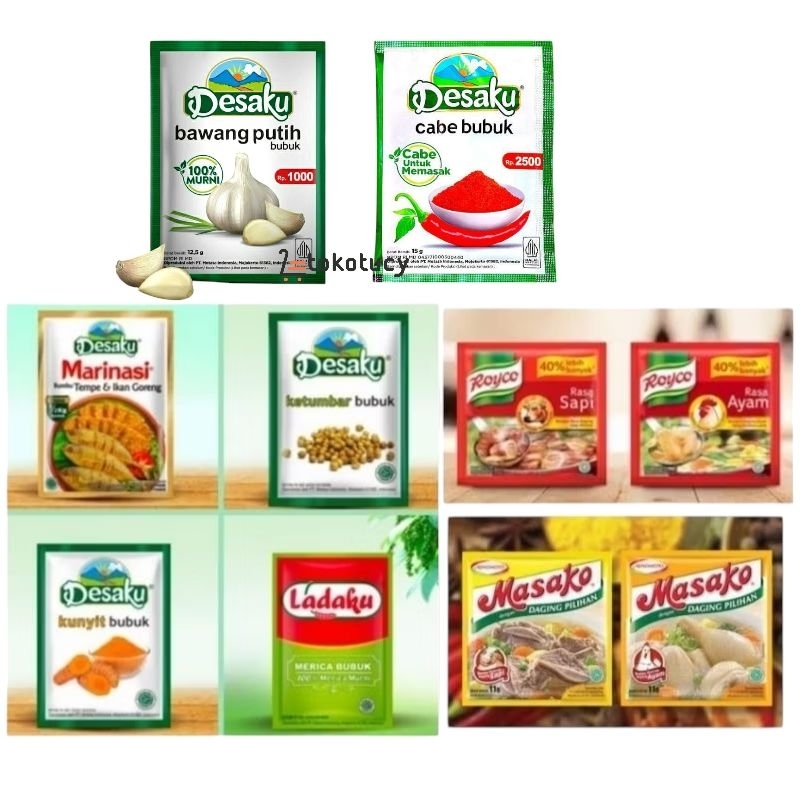 PUTIH [1 Sachet] Desaku Marinade | Turmeric Powder | Coriander Powder ...