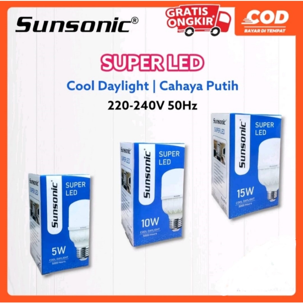 Sunsonic 20 watt LED Capsule Light Bulb | Shopee Philippines