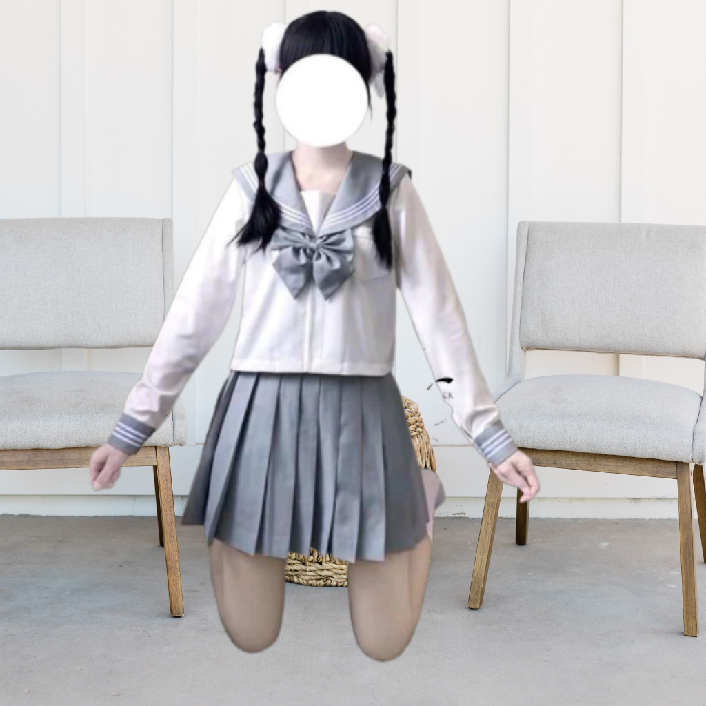 SEIFUKU SET - long JAPANESE SCHOOL UNIFORM - ANIME COSTUME - SIZES S to ...