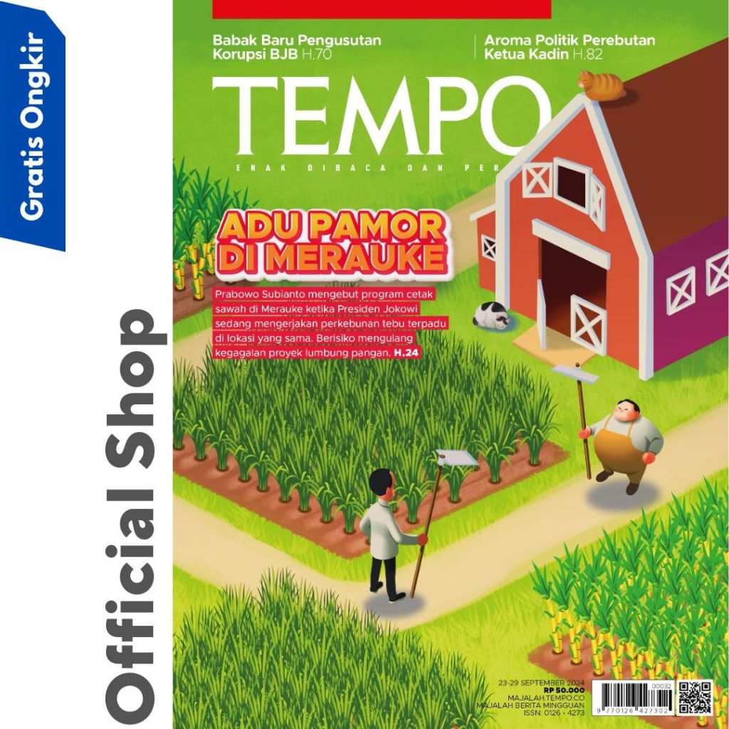 Tempo Magazine Ed 5332 Fighting PAMOR In MERAUKE (23Rd September 2024) | Shopee Philippines
