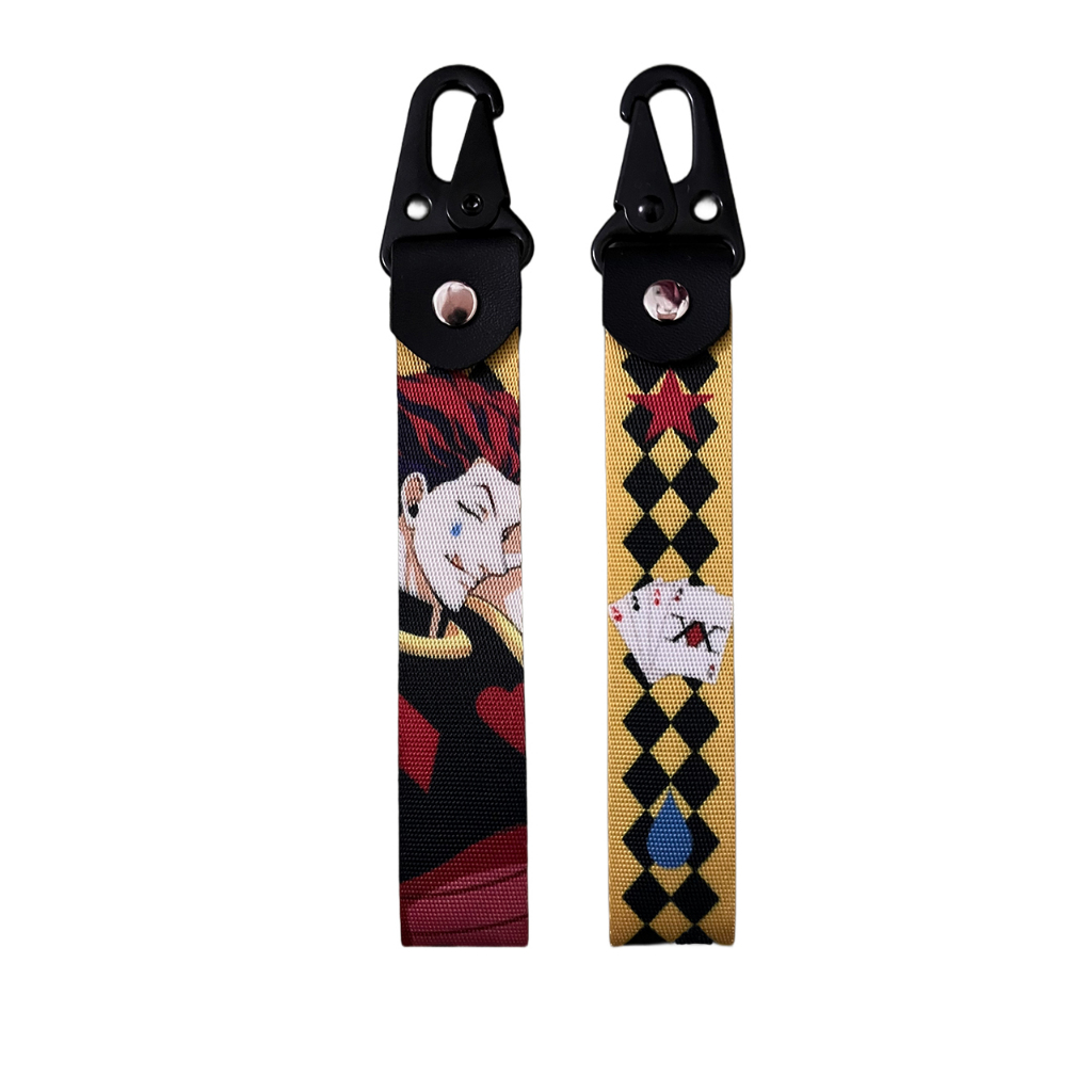 Hunter x hunter hisoka anime keychain - anime webbing keychain | Shopee ...