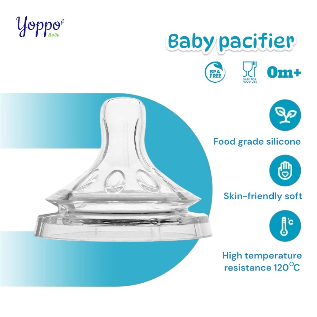 Wide Neck Baby Milk Bottle Pacifier / Natural Wide Neck Pacifier Anti ...