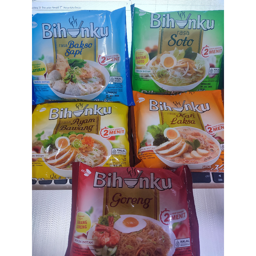 BIHUNKU - Nusantara Series - Instant Vermicelli 50g - Variant: Soto ...