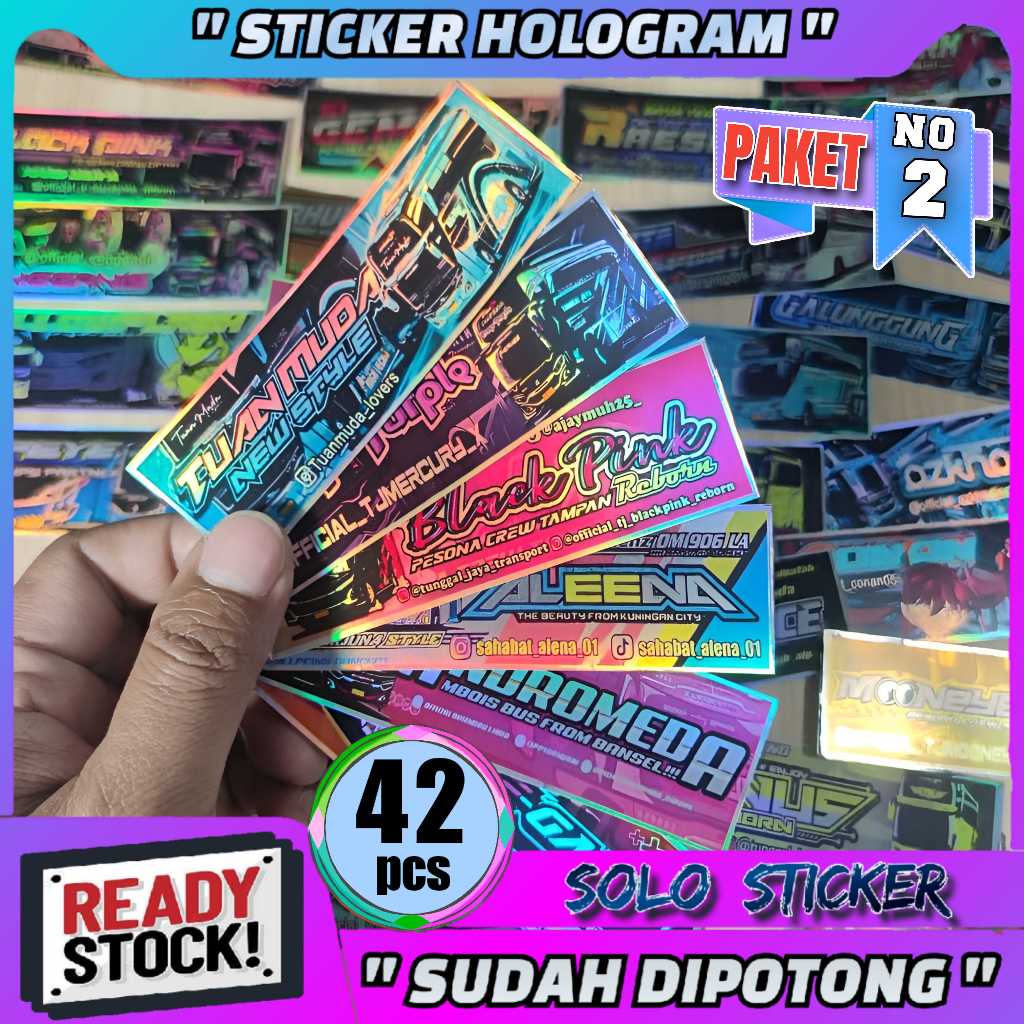 Mania BUS STICKER Already Cut VIRAL TELOLET BASURI BIS STICKER CONTENTS ...