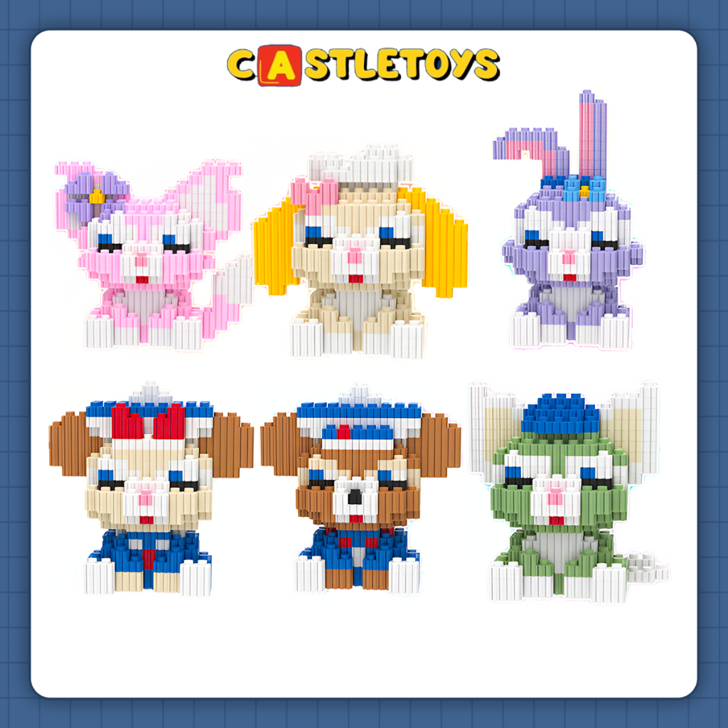 Disney Stella lou 3D Model Nano Blocks Toy, Building Block Toy, Animation Character Decoration ...