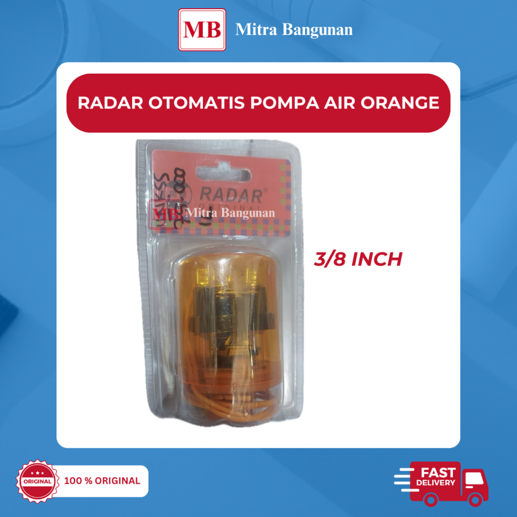 Automatic RADAR ORANGE WATER PUMP 3/8" | Shopee Philippines