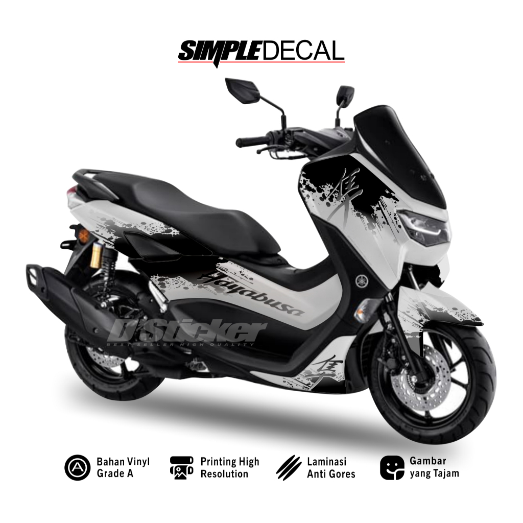 Sticker Decal Nmax New 155 Sticker Decal Fullbody Nmax New Hayabusa ...