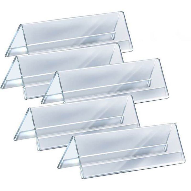 TABLE NAME PLATE 7x20 CM ACRYLIC 2 SIDES ACRYLIC NAME PLATE TAG ACRYLIC ...