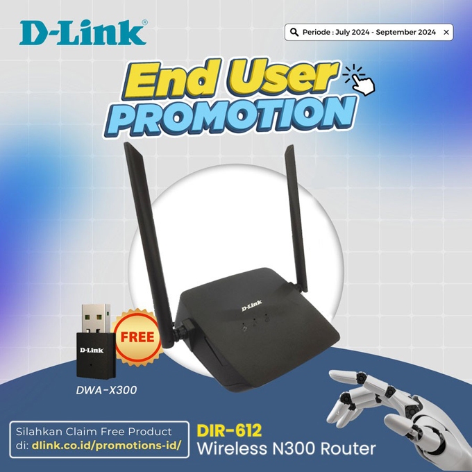 D-link DIR 612 N300 Wi-Fi Router Official Guarantee | Shopee Philippines