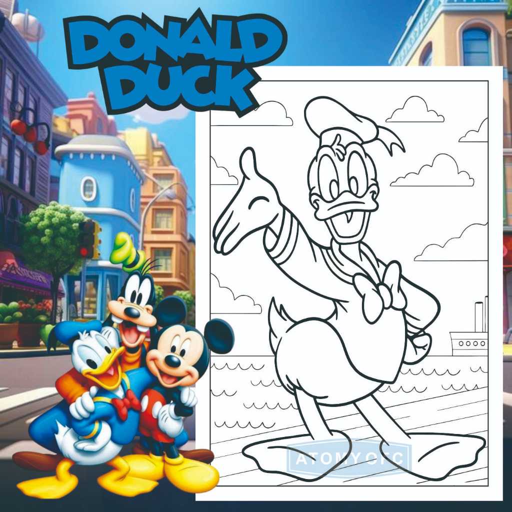 Coloring Paper/COLORING/COLORING/Drawing Paper/DONAL DUCK/COLORING ...