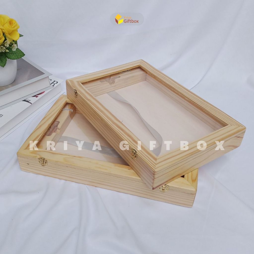 KAYU Teak Wood Photo Album Box | Wooden Album Box Size 32x22 | Custom ...