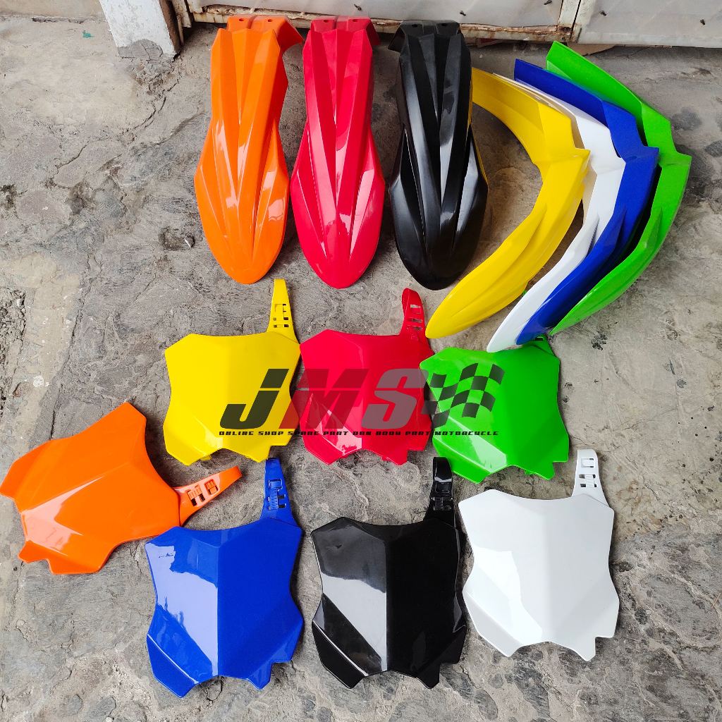 Kx 450 250 Front Fender KX 250 Number Board KXF450 MOTOCROSS TRAIL ...