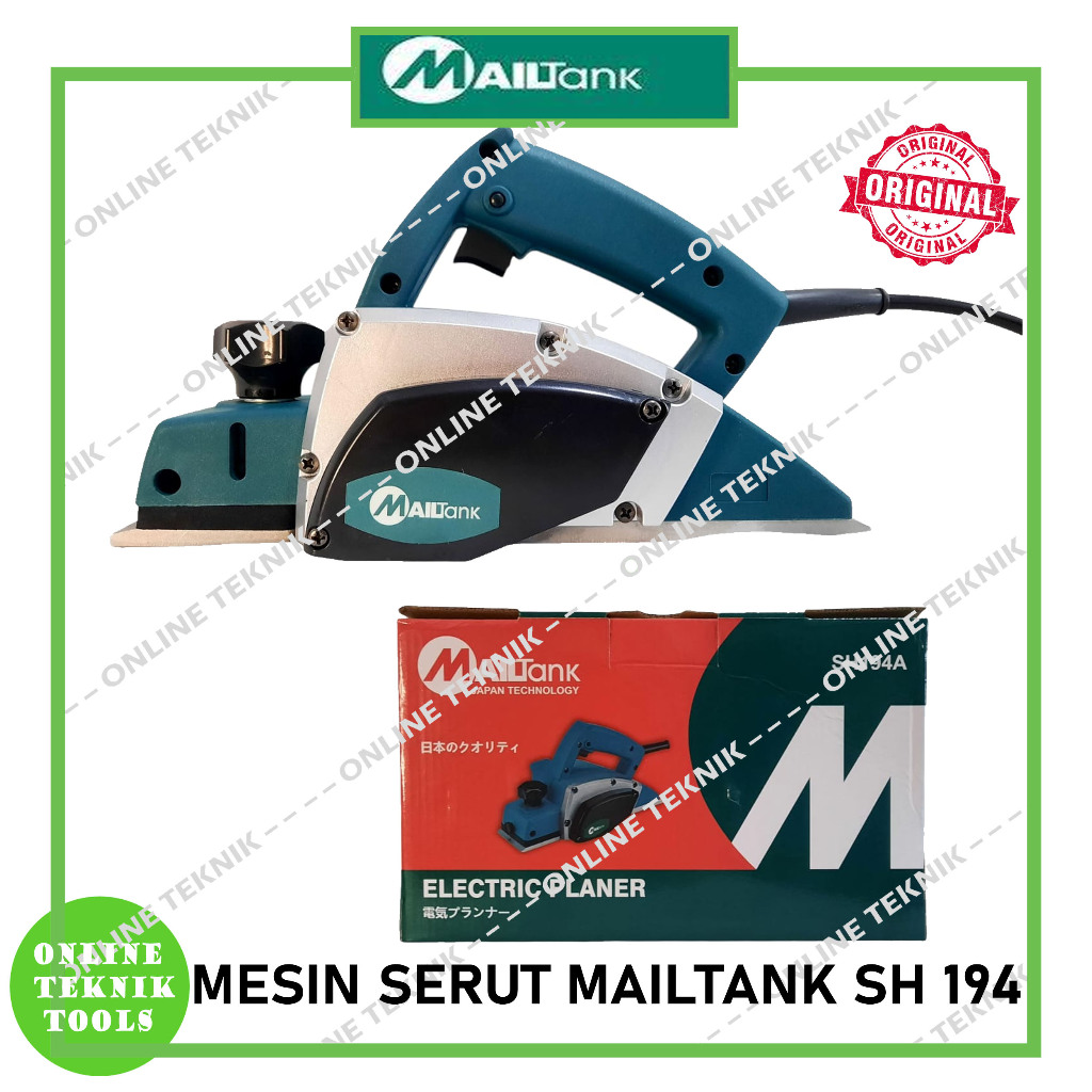 MESIN KAYU Mailtank sh-194 Wood planer machine planer 680w electric ...