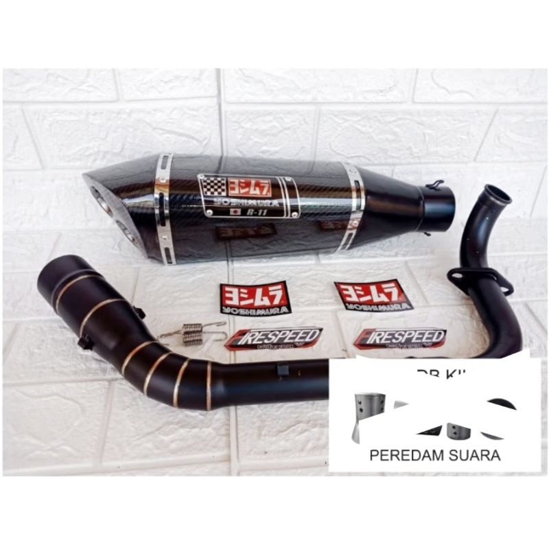 Exhaust Racing Yoshimura R11 2 Holes PNP Nmax, Pcx, Aerox, Lexy, Beat ...