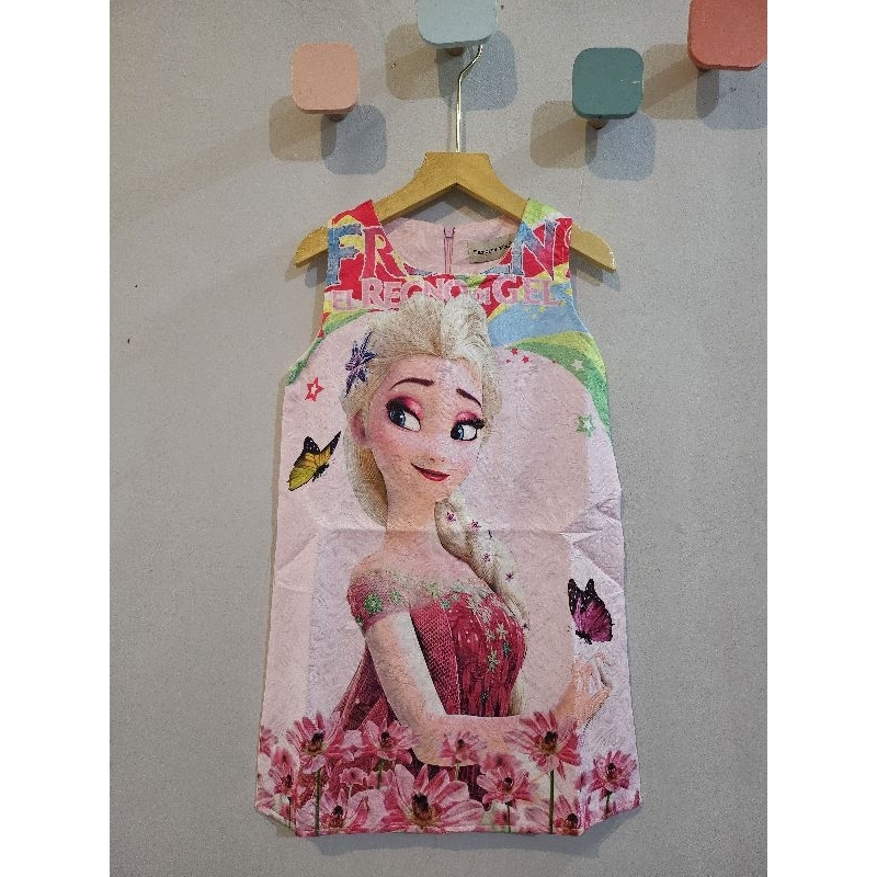 PUTIH Frozen elsa / sofia / little pony baby pink - White dress ...