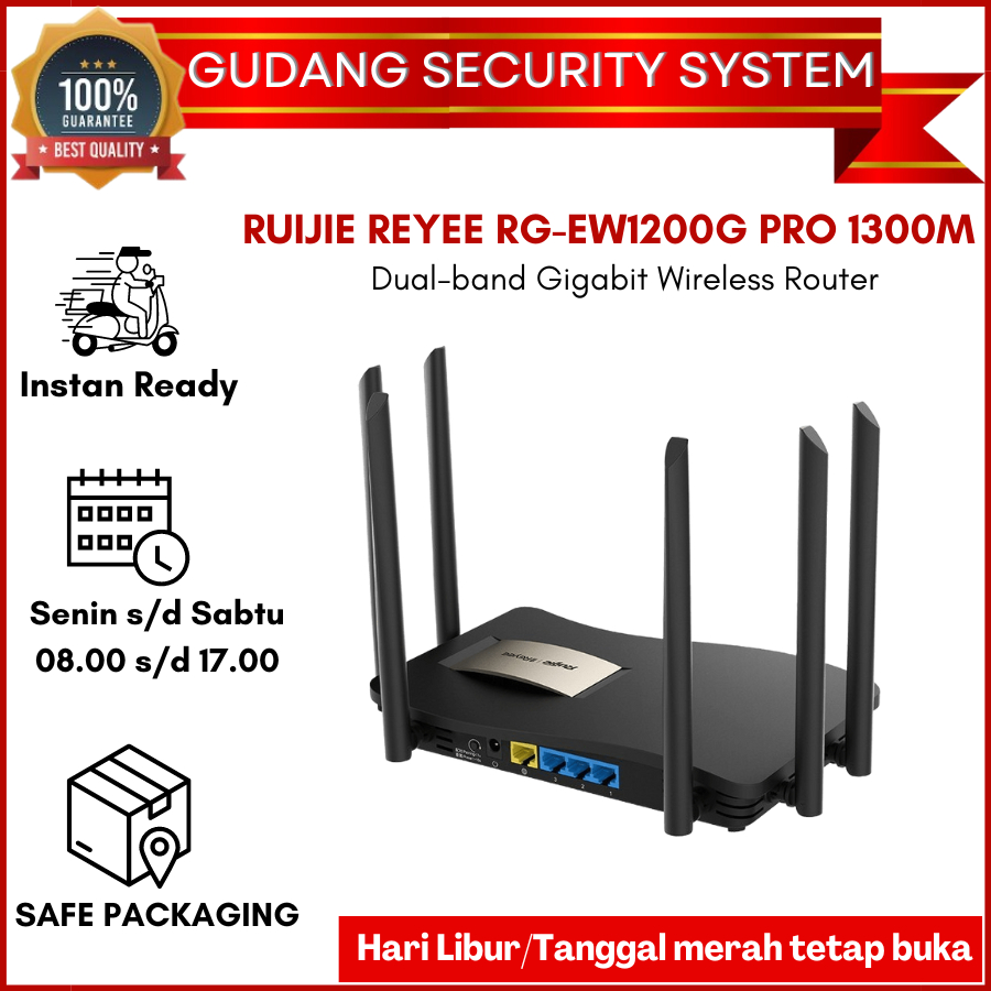 Ruijie RG-EW1200G PRO 1300M Dual-band Gigabit Wireless Router | Shopee ...