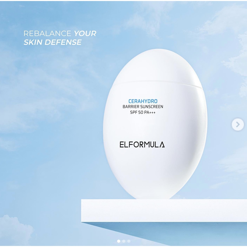 Elformula Brighteningydro Barrier Sunscreen SPF 50 PA+++ 50ml | Shopee ...