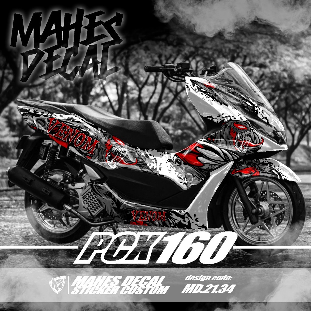 Decal Sticker Honda PCX 160 2021 2022 2023 2024 Fullbody - Dekal PCX160 ...