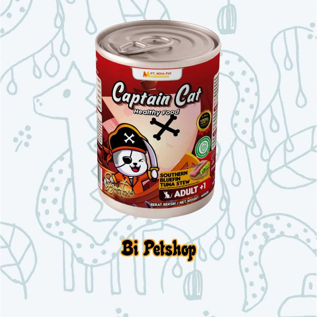 Captain Cat Cans 400gr Wet Cat Food Captain Cat | Shopee Philippines