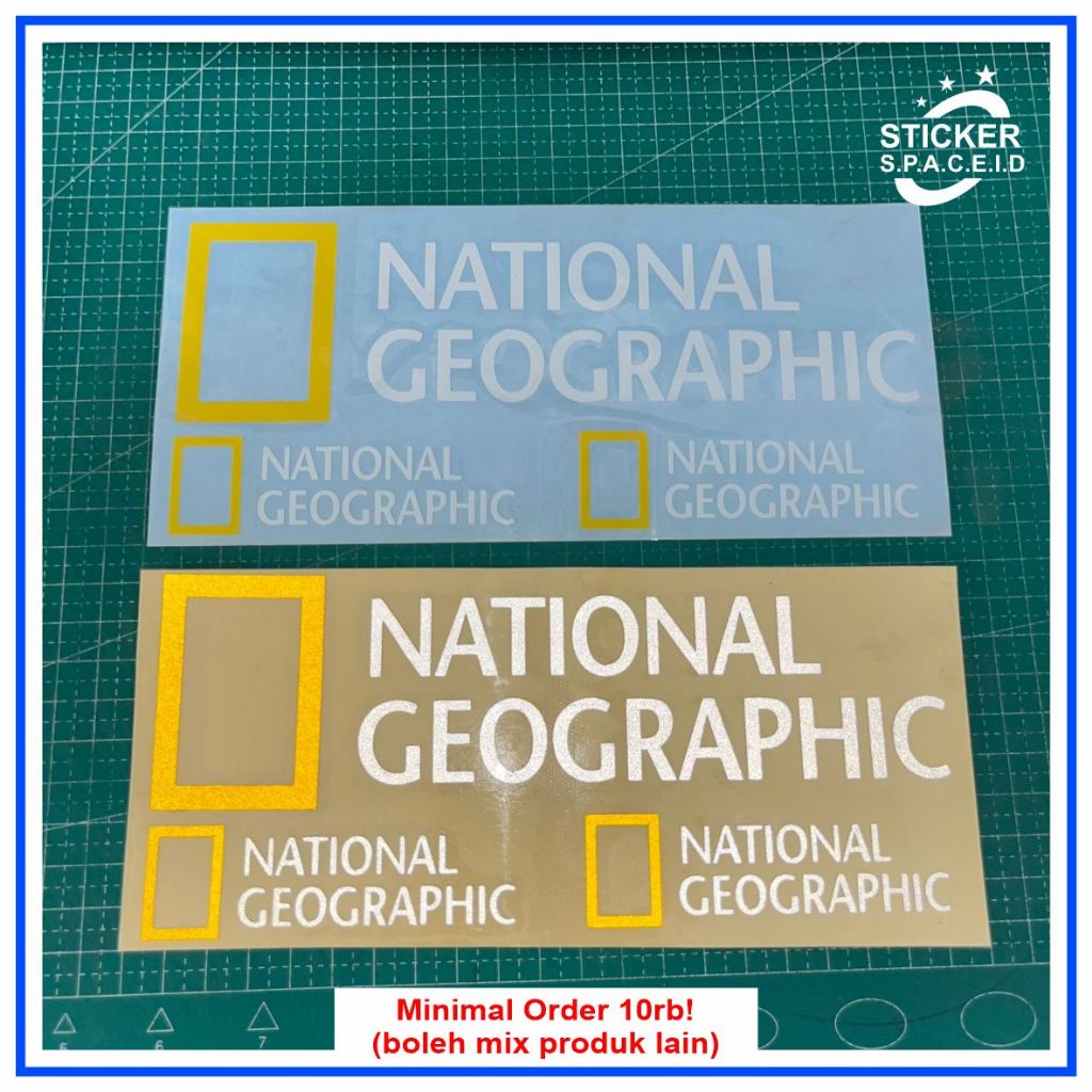 Natgeo NATIONAL GEOGRAPHIC CUTTING STICKER | Shopee Philippines