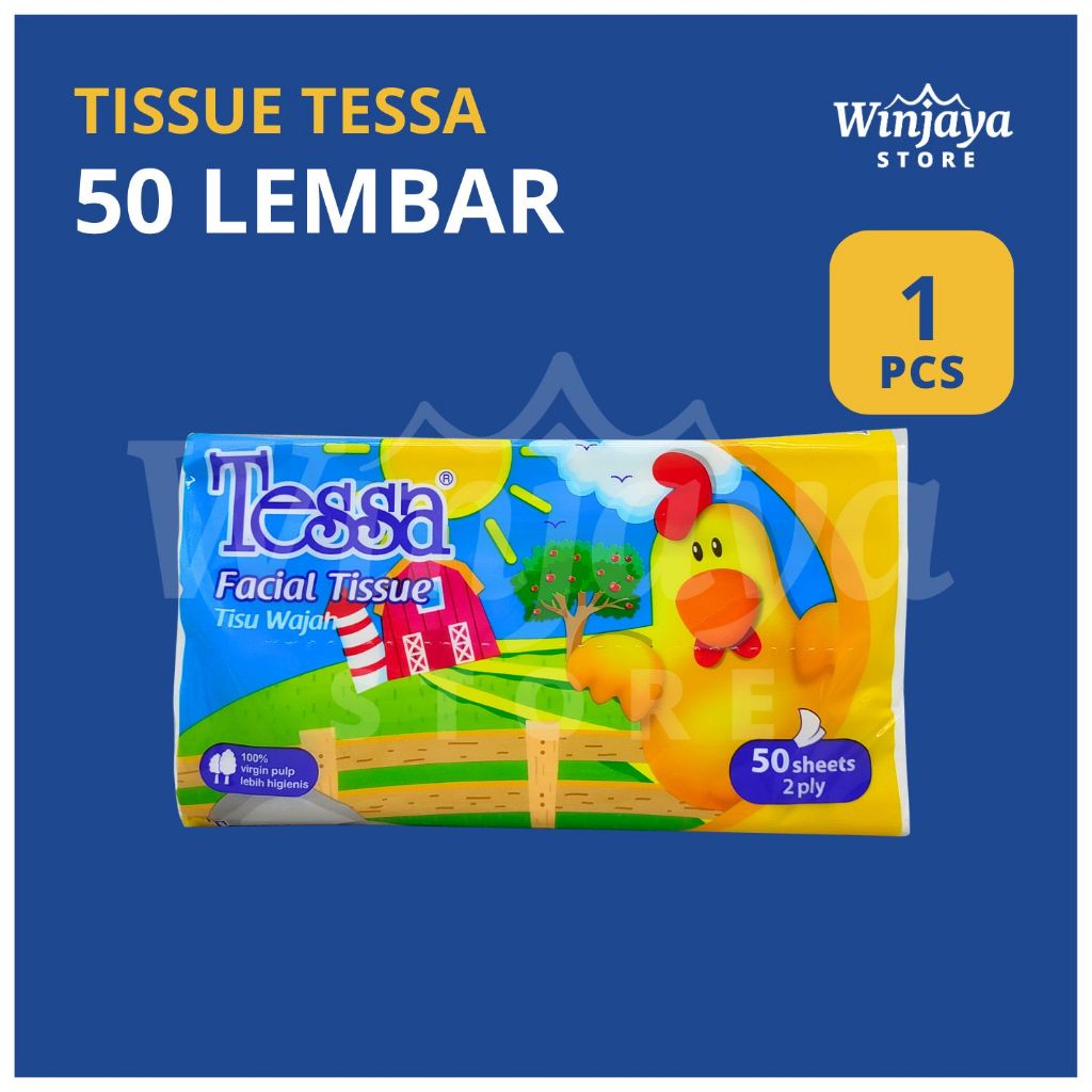 Tissue Tessa 50 sheets / sheet 2 ply cute characters | Shopee Philippines