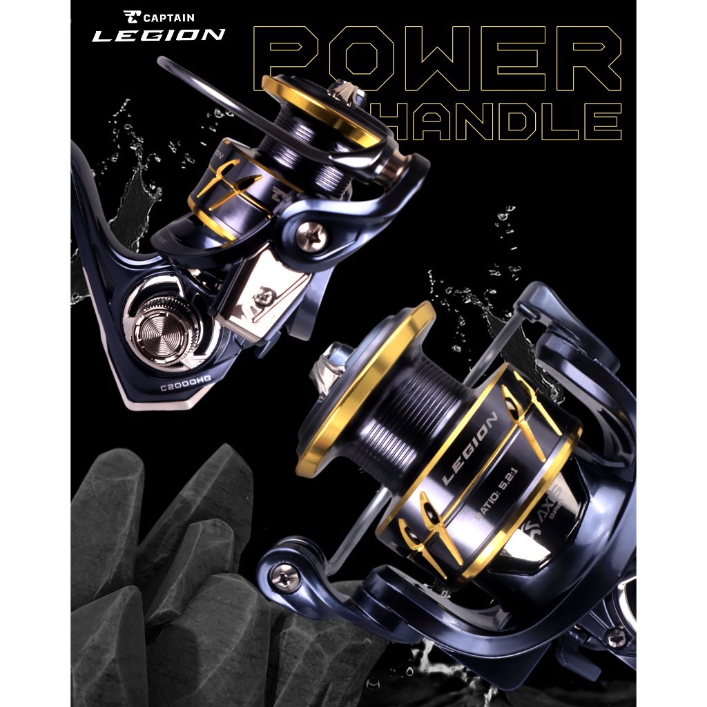 Captain Reel, Captain Classic LEGION Captain Reel, Size 1000 2000 3000 ...
