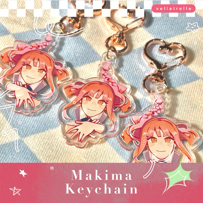 Makima Chainsawman Keychain | Shopee Philippines