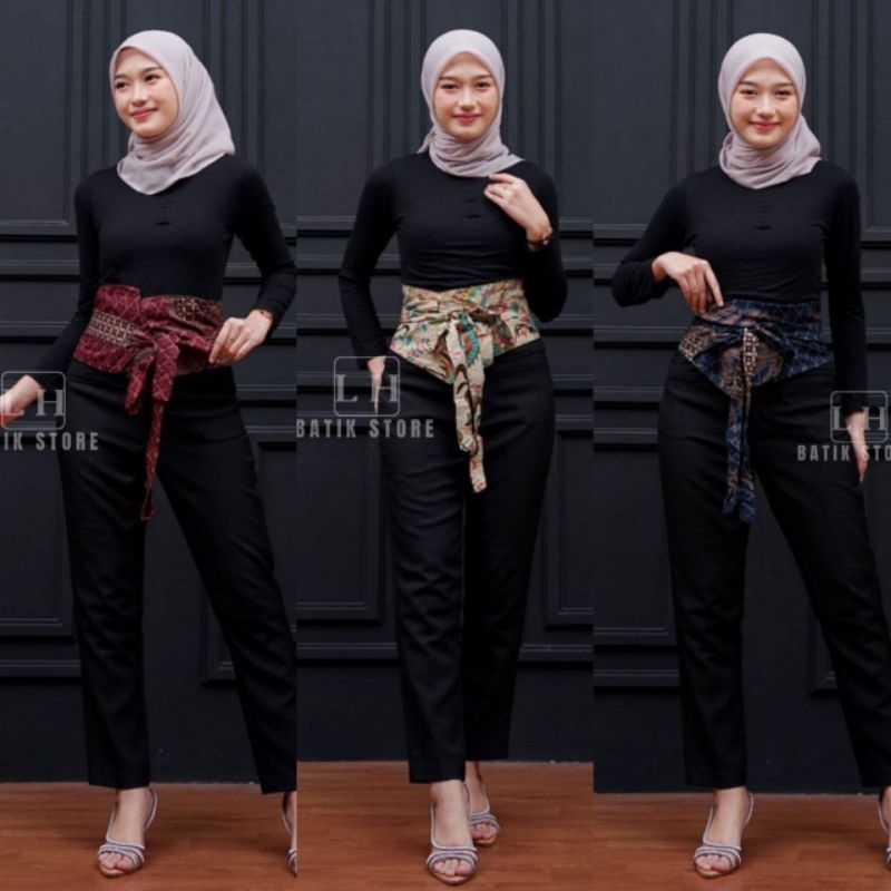 Obi belt Women batik batik batik Belts | Shopee Philippines