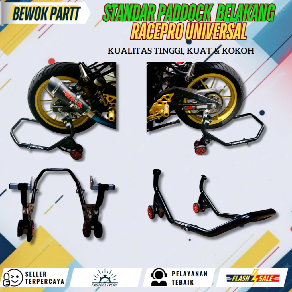 Standard PADDLE FOR MOTORCYCLE U-REAR NINJA 150 RR NINJA 250 R15 V1 V2 ...