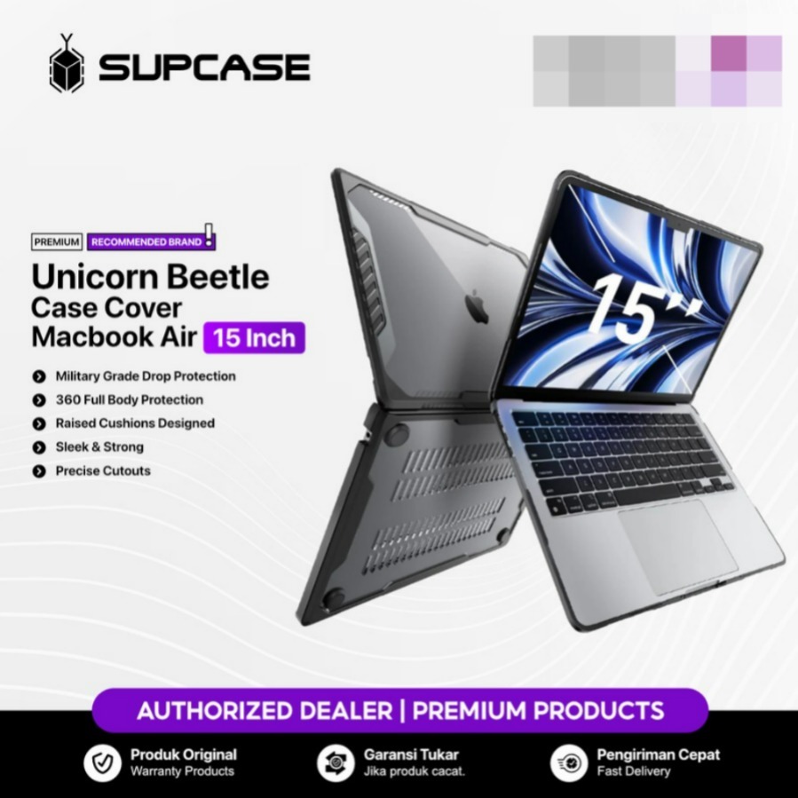 Case MacBook Air M3 M2 15 Inch 2024 2023 A3114 A2941 SUPCASE Unicorn ...