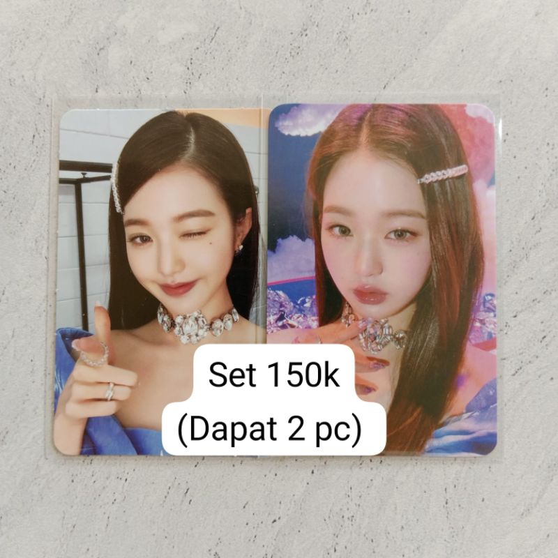 Official PHOTOCARD SET WONYOUNG IVE LOVE DIVE KTOWN4U SSQ POB BENEFIT LODI PC AAB SELL POCA ...