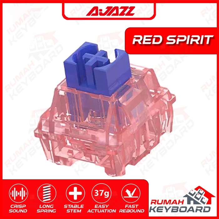 Ajazz - Switch - As Red Spirit - Linear - 37G - Mechanical Keyboard ...