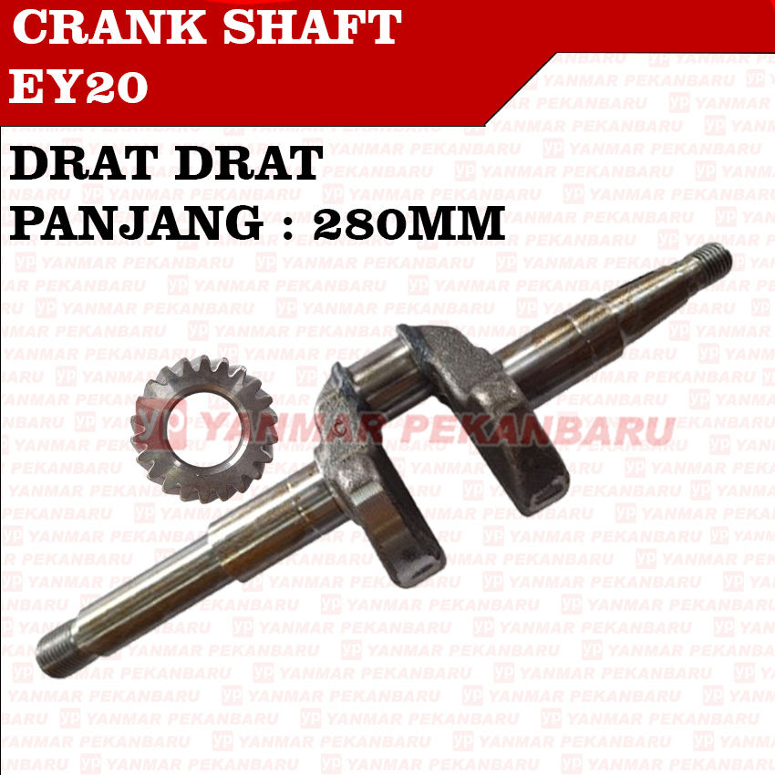 EY20 Crankshaft Crankshaft Crankshaft Threaded Robin 5.0HP | Shopee ...