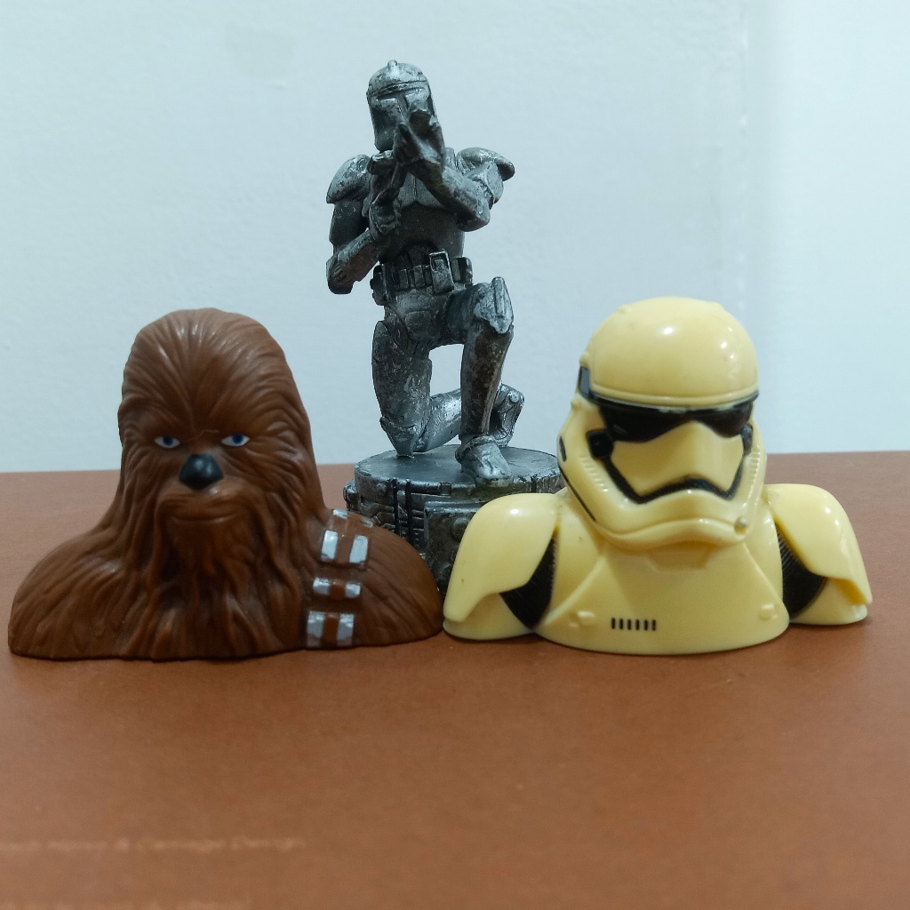 3 in 1 Package Star Wars Miniature Toy Chewbacca Clone Trooper ...