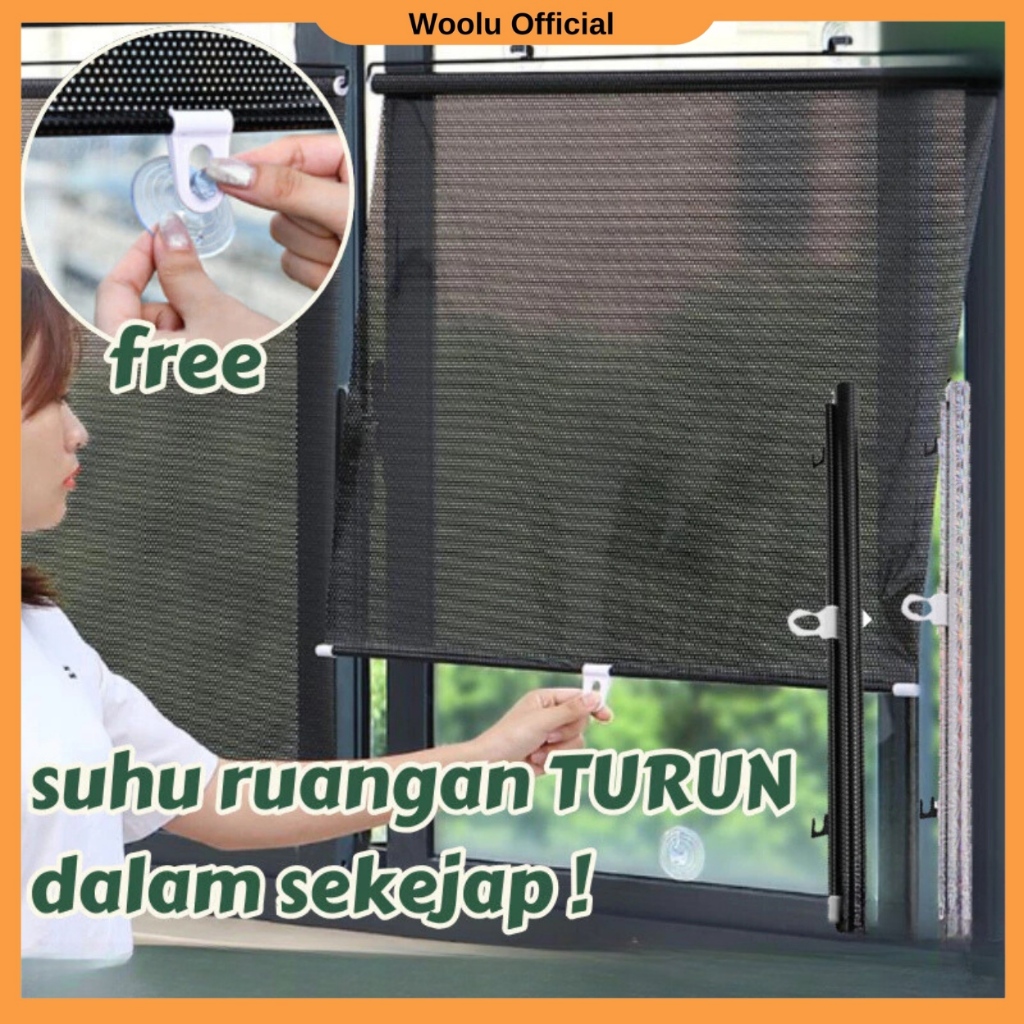 MATAHARI Sun protection curtains for building glass windows 125cm ...