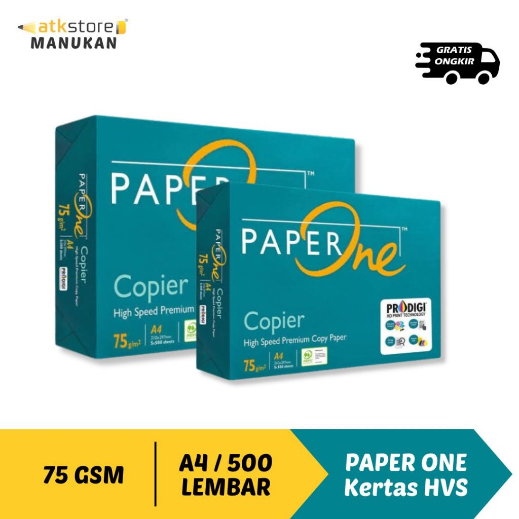 A4 SIZE HVS PAPERONE PAPER | 75 GSM | 1 RIM / 500 SHEETS | Hvs ...