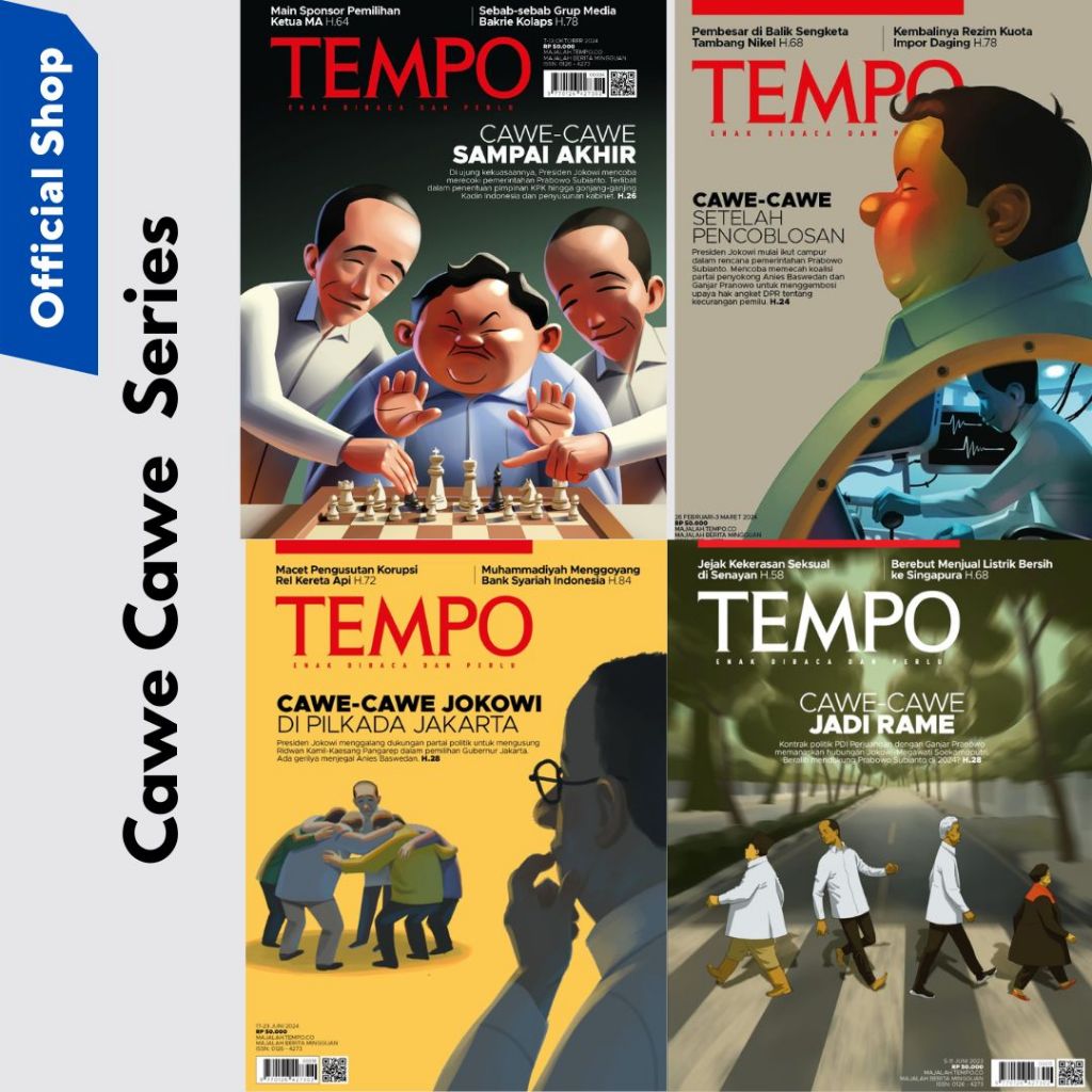 Printed Tempo Magazine "Cawe Cawe Series" | Shopee Philippines