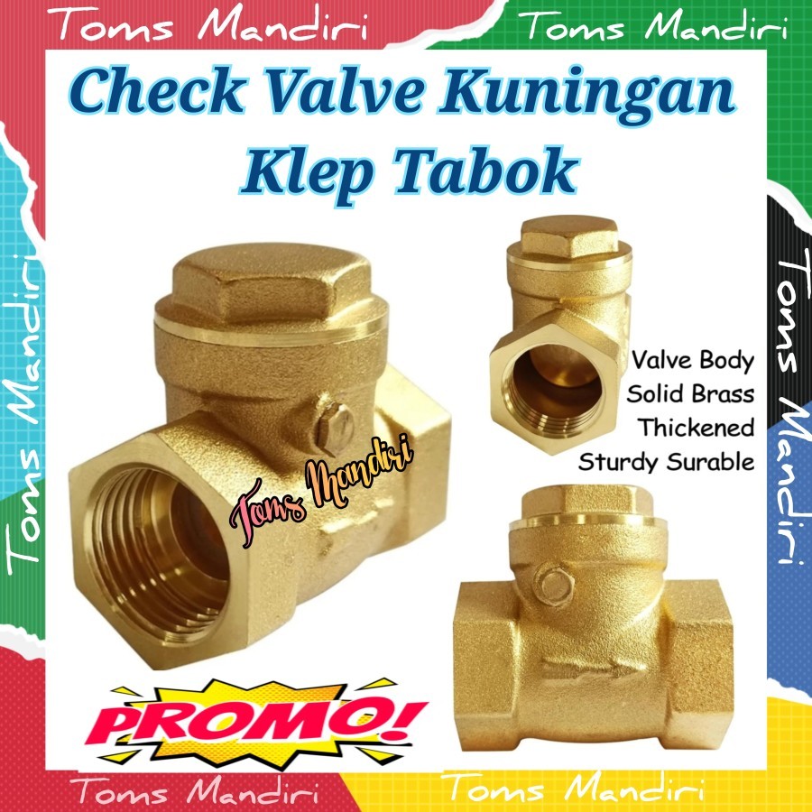 Tabok Valve/Brass Check Valve/Full Copper Tabok Valve Size 2" inch ...