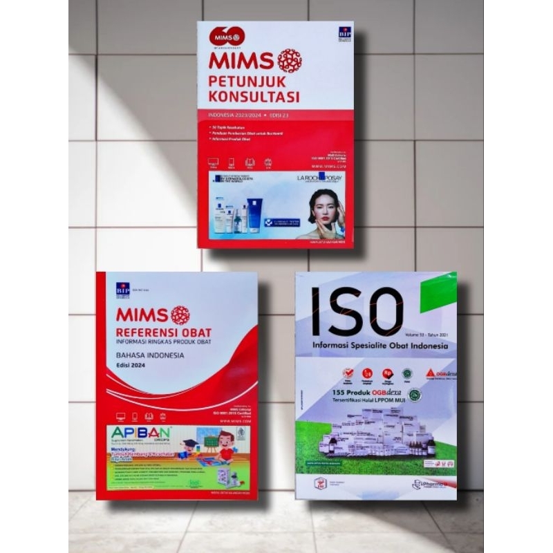 Package Of 3 Pharmaceutical Books (MIMS Consultation 2024 | Iso ...