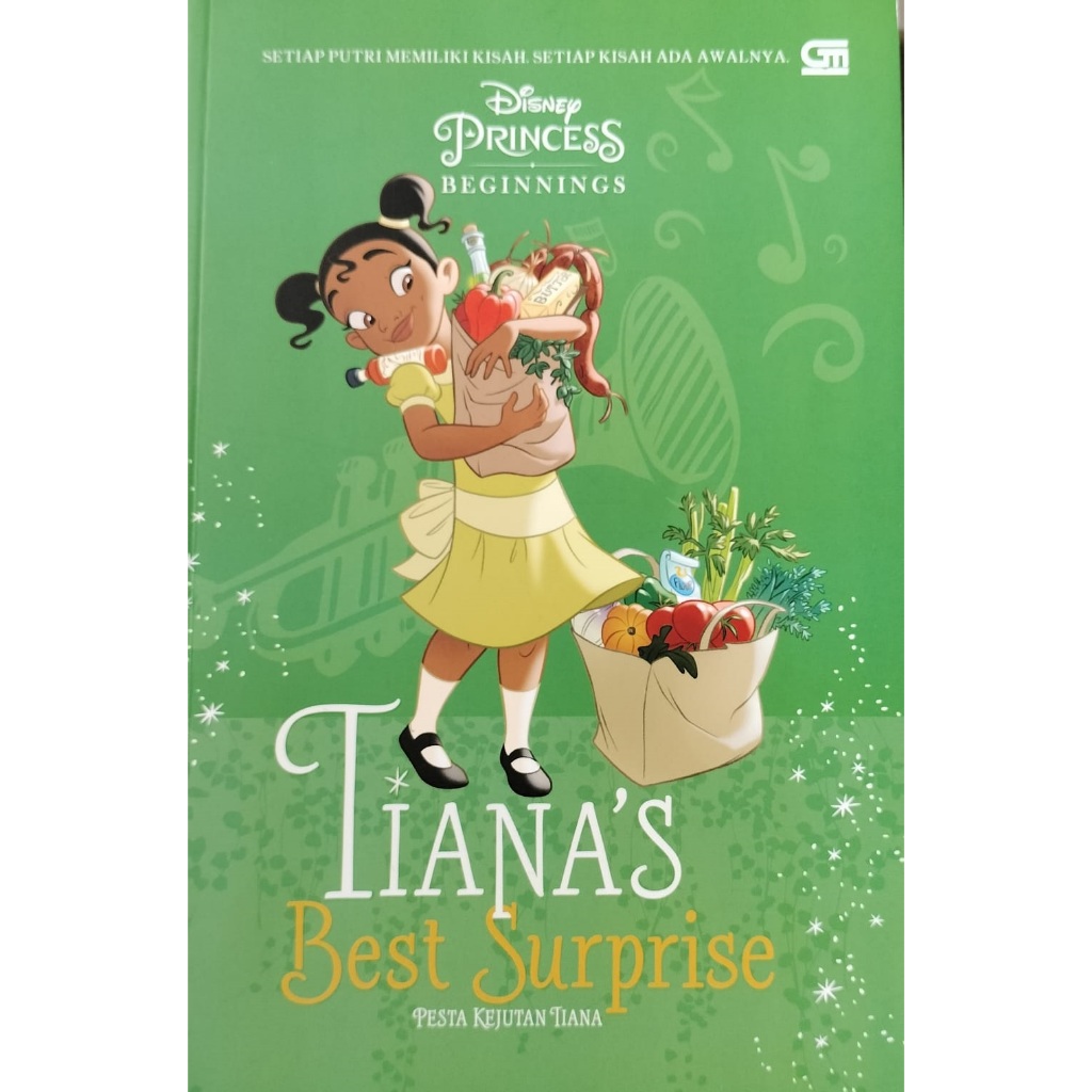 Disney Princess Children's Novel Story Book Tiana's Surprise Party ...