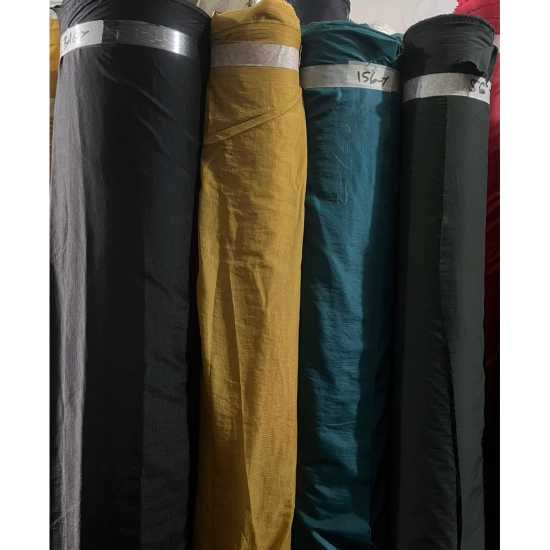 Ripstop PARACHUTE FABRIC OUTER MATERIAL RANNING JACKET COLOR DOP ...