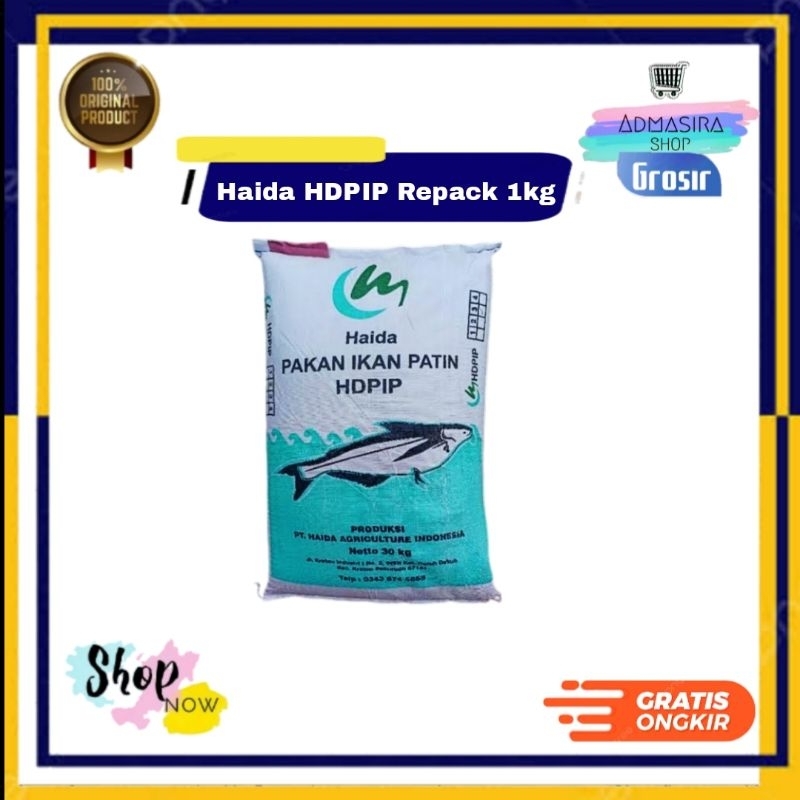 Haida Fish Feed Pellets-2 -3 Repack 1kg Catfish Feed Tilapia Catfish ...