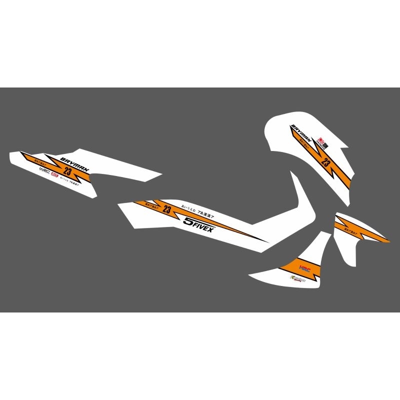 Striping STICKER Transparent YAMAHA NMAX NEW 155 DESIGN LWBK LIVERY ...