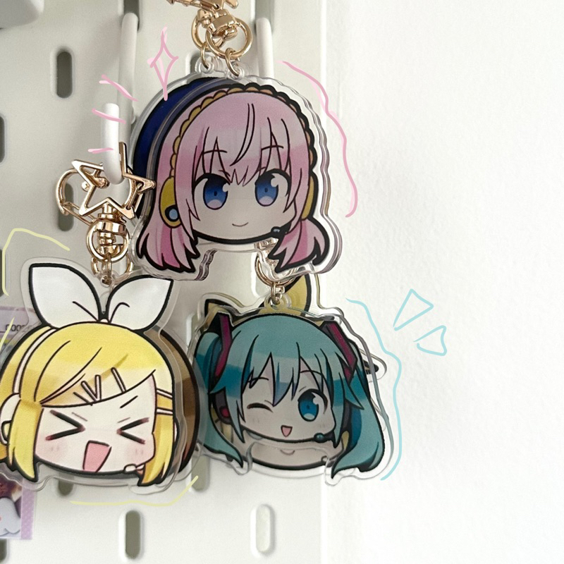 Virtual singer keychain (miku,rin,len,kaito,miko,luka) | Use project ...