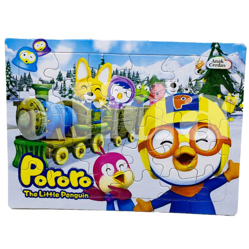 Puzzle Puzzle Puzel Pororo learning creativity children's toys | Shopee ...