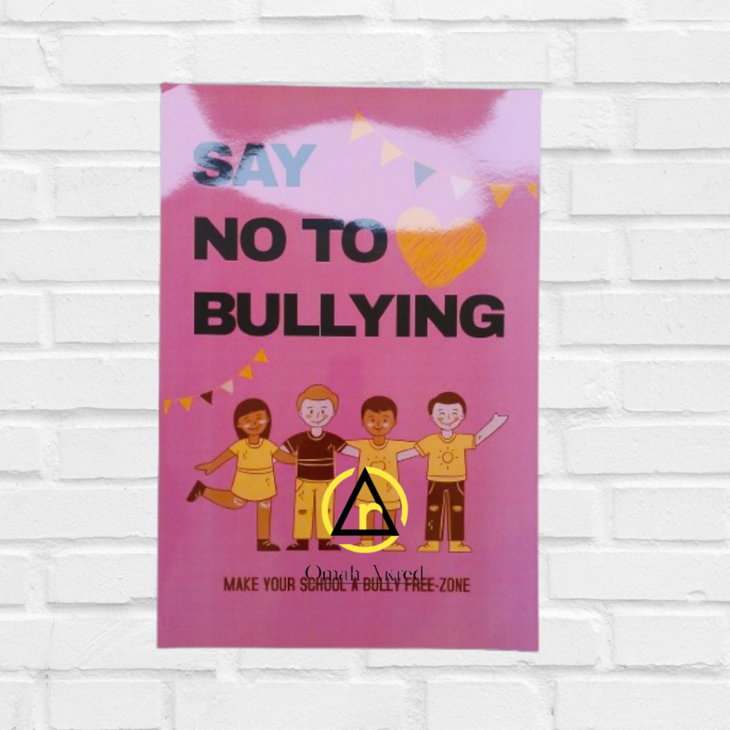 Say No To Bullying Poster - Free School From Bullying - Stop Bullying ...