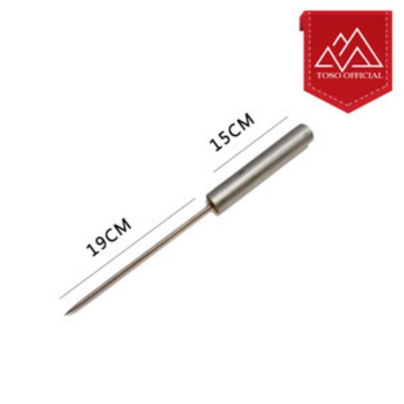 Ice cube puncture ice breaker ice pick stainless steel pointed ice cube ...